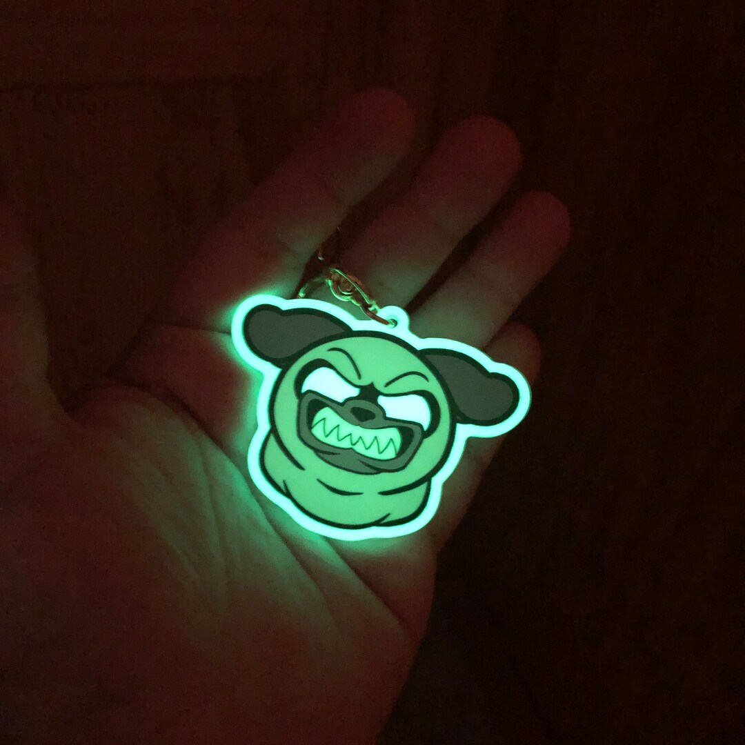 Dead End Paranormal Park Keychain, Deadendia Glow in the Dark Charm ...