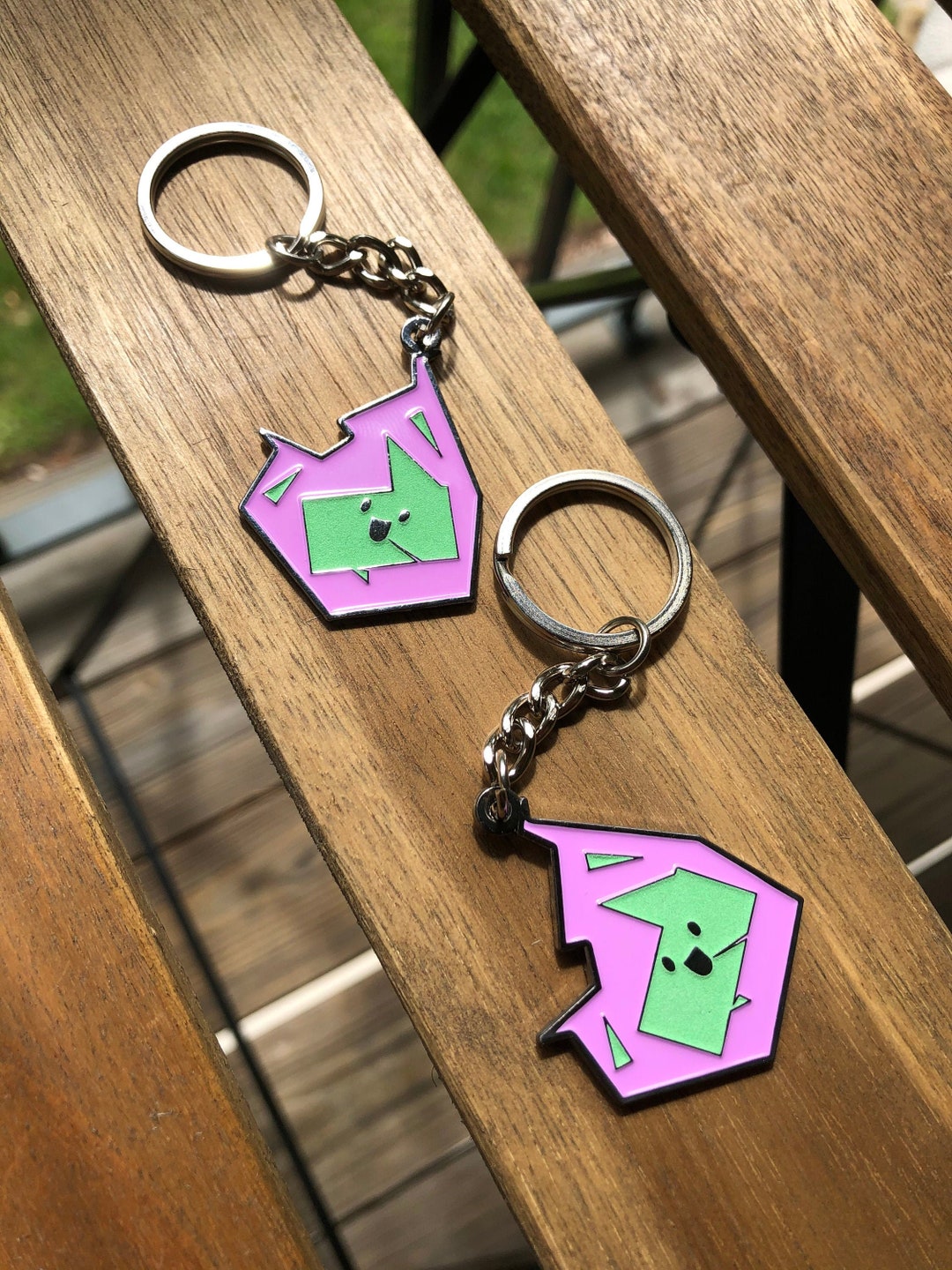 Studio TRIGGER Promare Flame Glow-in-the-dark Enamel Keychain, Glow ...