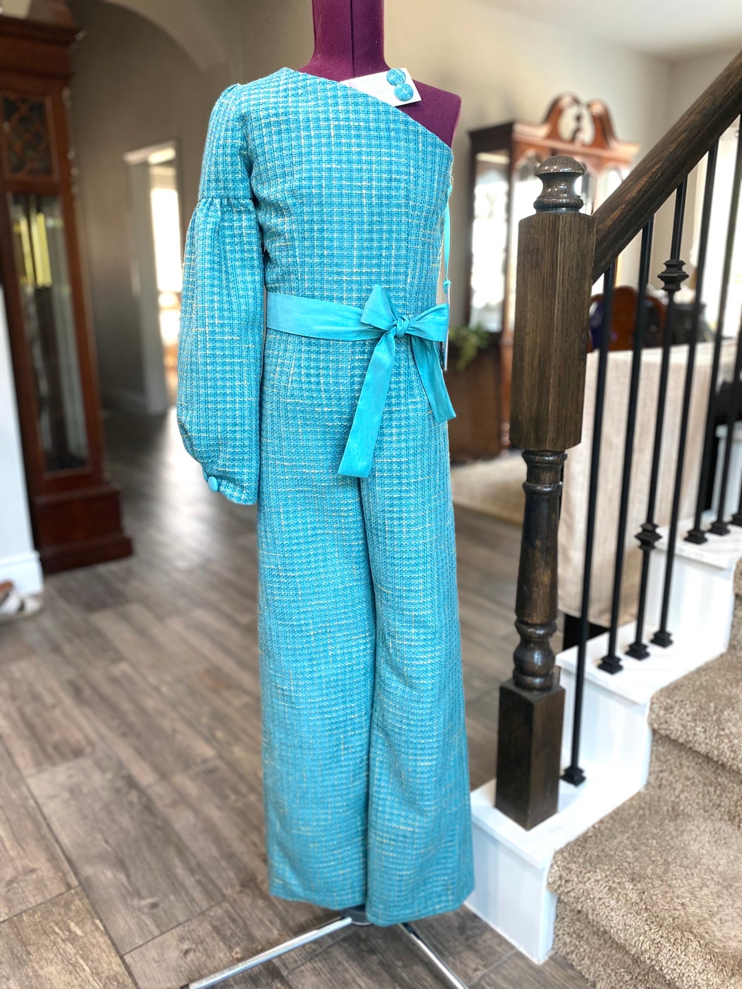 Girls Pageant Interview, Pageant Jumpsuit, Size 10, Tweed Jumpsuit ...