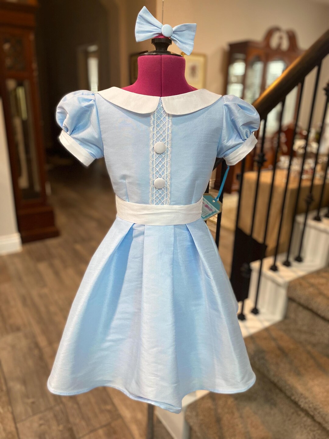 Girls Pageant Interview Dress, Pageant Party Dress, Size 6, Blue Fit ...