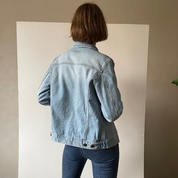 Faded Denim Jacket - Etsy