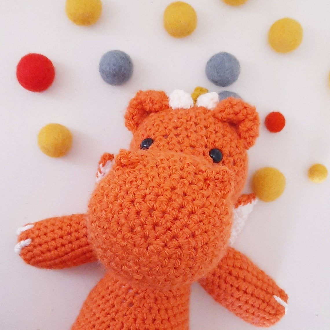 Crochet Dragon Kit DIY Amigurumi Pattern and Kit - Etsy