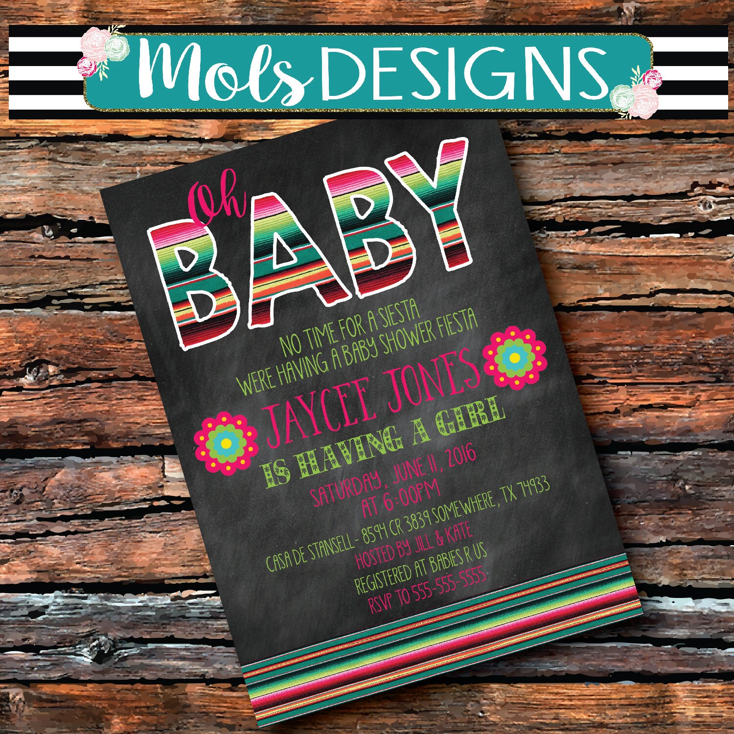 FIESTA BABY SHOWER Uno 1st 21 Birthday Serape Blanket Bridal - Etsy Sweden