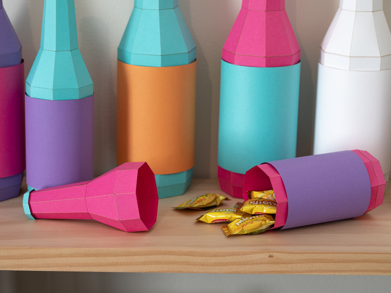 Low Poly Soda Pop Bottles - Digital Download (ai, PDF, DXF, SVG, Eps ...