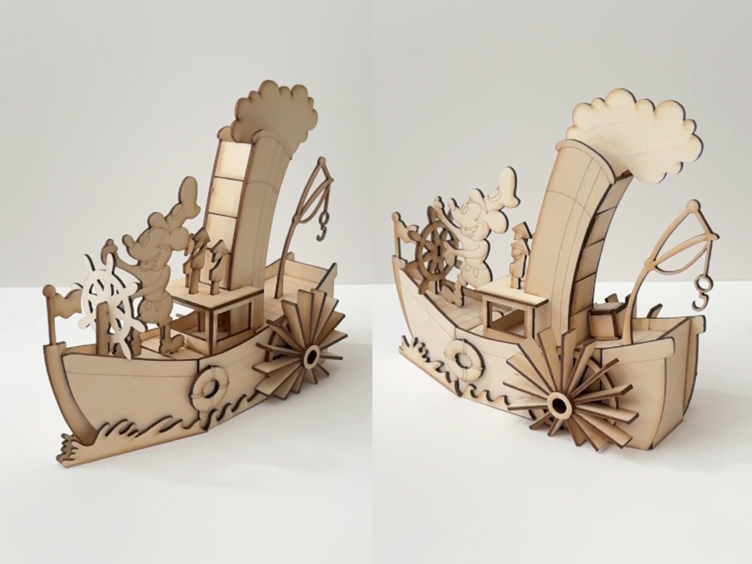 Steamboat Willie Laser Cut File - Digital Download (ai, PDF, DXF, SVG ...