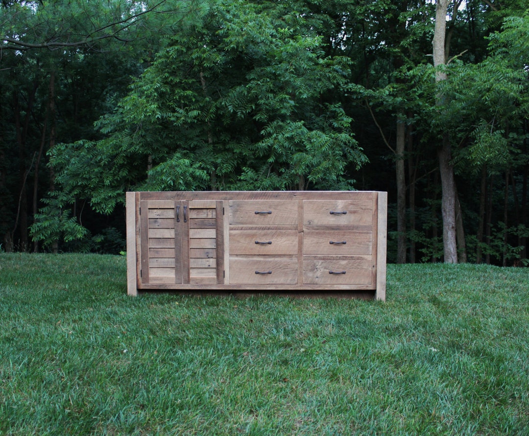 Handmade Rustic Bathroom Vanity 72 Reclaimed Barn Wood Vanity W ...