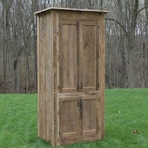 Handmade Rustic Linen Cabinet Reclaimed Barn Wood natural - Etsy