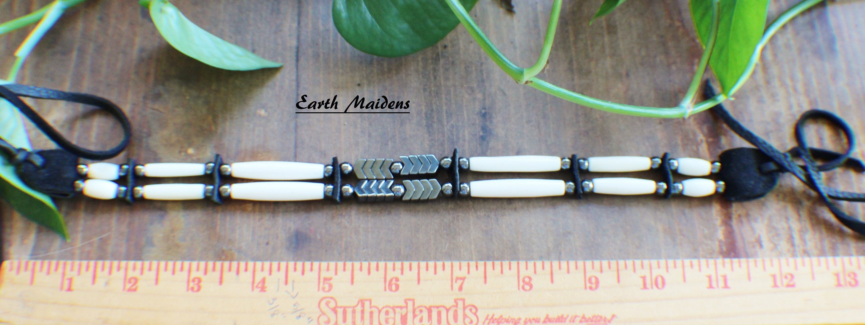 Native American Choker W/ Hematite 2 Std William Lattie Cherokee Comes ...