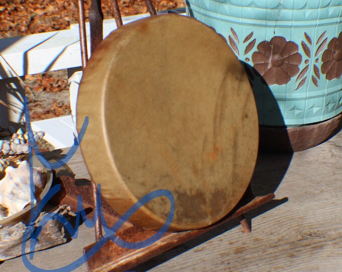 10 Elk Hide Hand Drum Native American Made William - Etsy