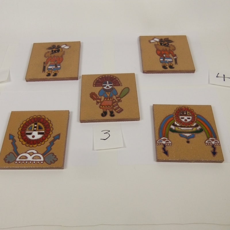 Folk Art Tiles - Etsy