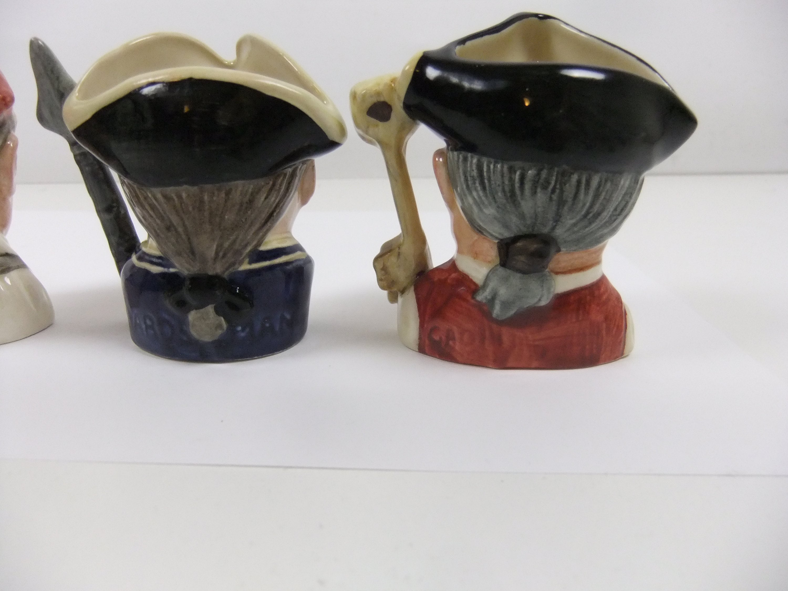 Royal Doulton Character Jugs From Williamsburg Miniature Mini Toby Jugs ...