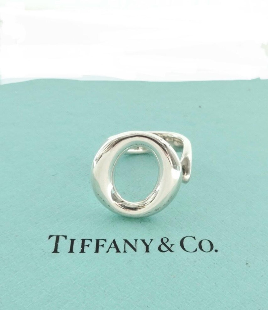 Authentic Tiffany & Co. Elsa Peretti Sevillana Ring Sterling Silver ...