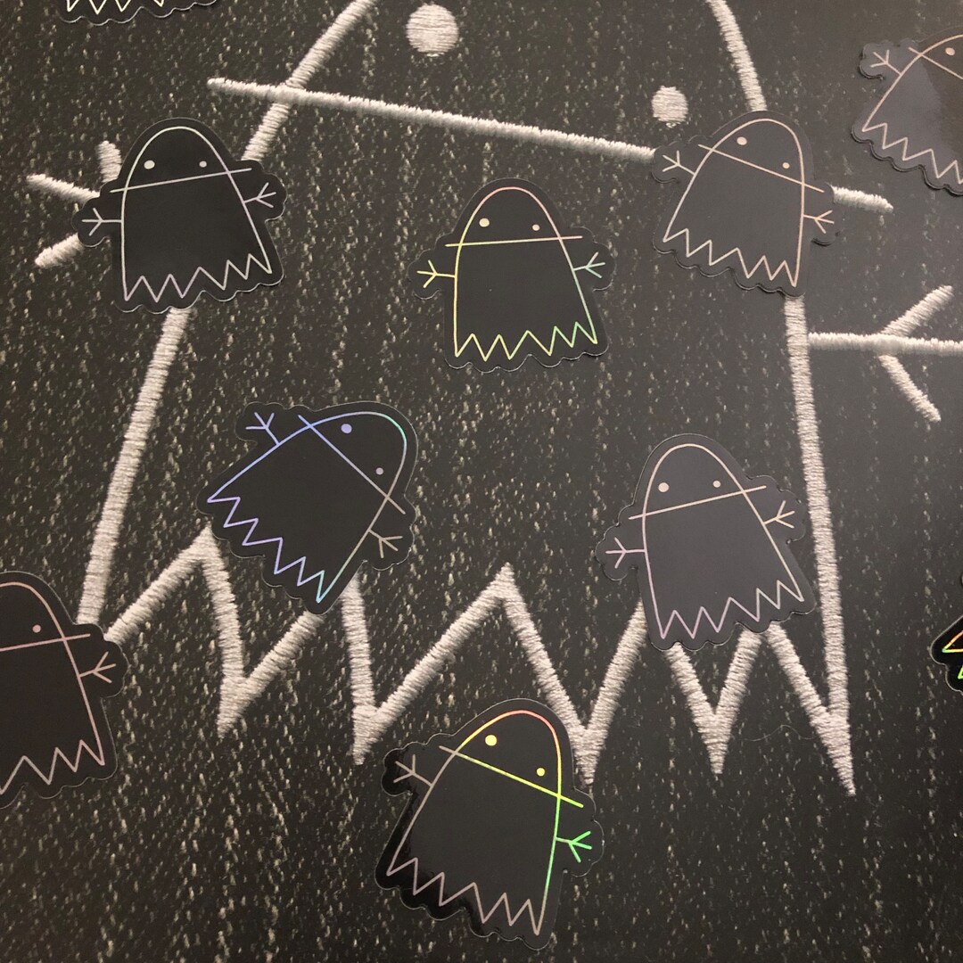 Jukebox the Ghost HOLOGRAPHIC Ghostie Vinyl Sticker - Etsy