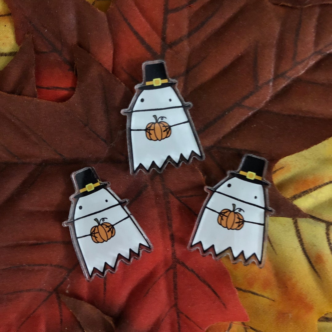 LIMITED EDITION PILGRIM Jukebox the Ghost Acrylic Pin Happy Fall - Etsy