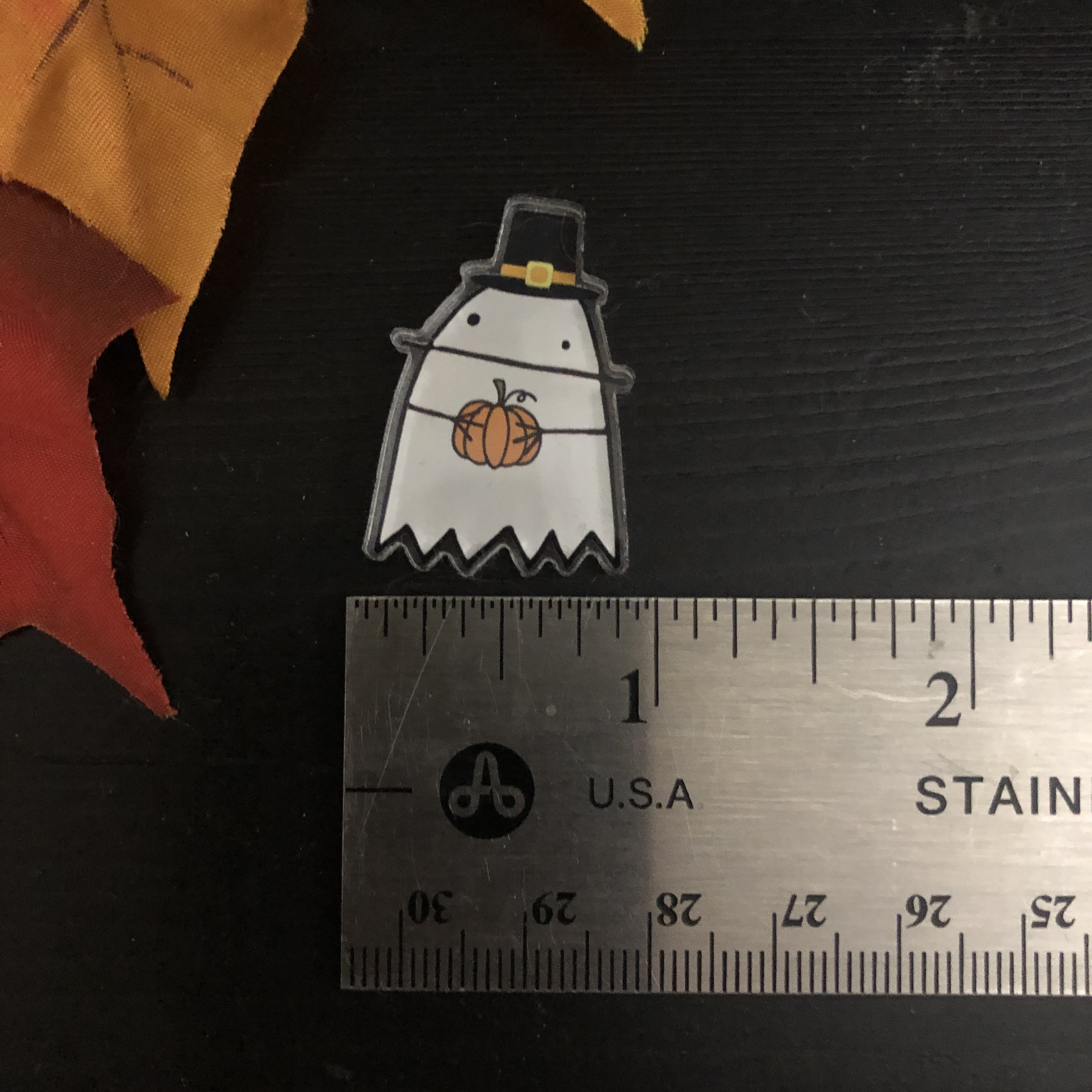 LIMITED EDITION PILGRIM Jukebox the Ghost Acrylic Pin Happy Fall - Etsy