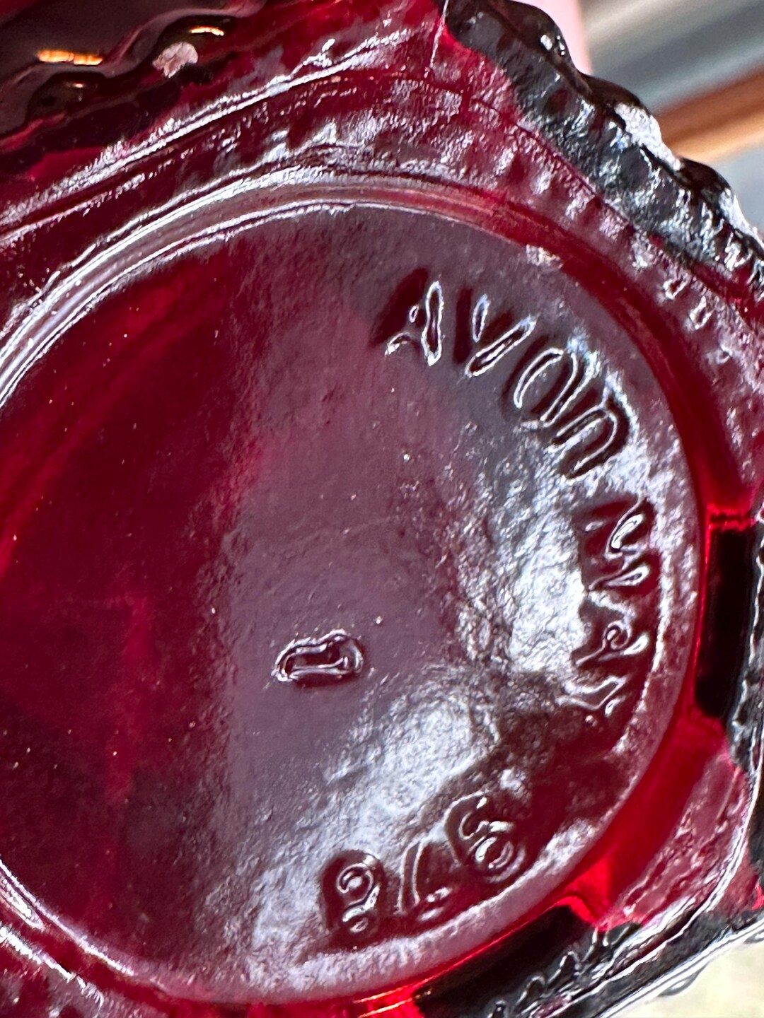 Vintage Ruby Red Avon Glass Salt & Pepper Shakers 4 Ea. Tops Are ...