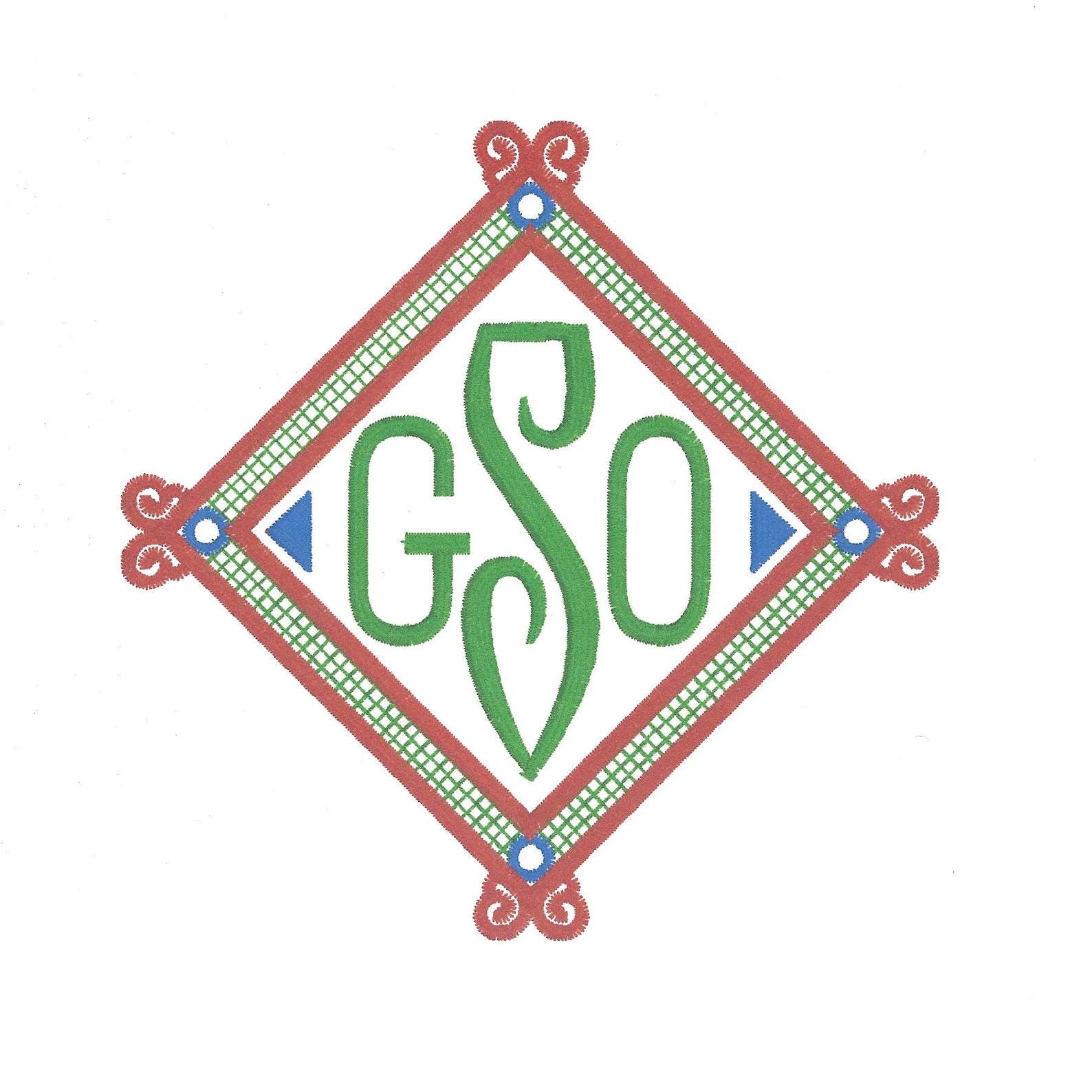 Paige Frame Embroidery Design (3 Versions Included) - Etsy
