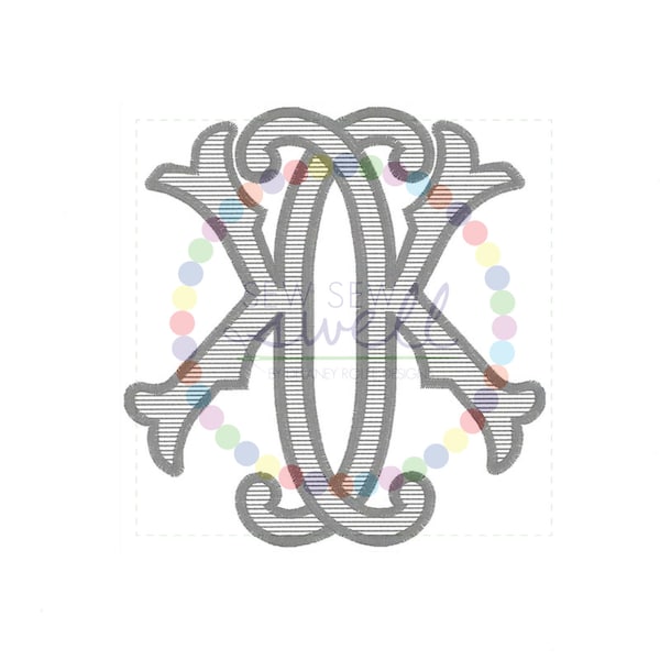 Monogram Kk - Etsy