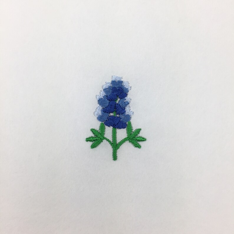 Mini Bluebonnet Embroidery Design - Etsy
