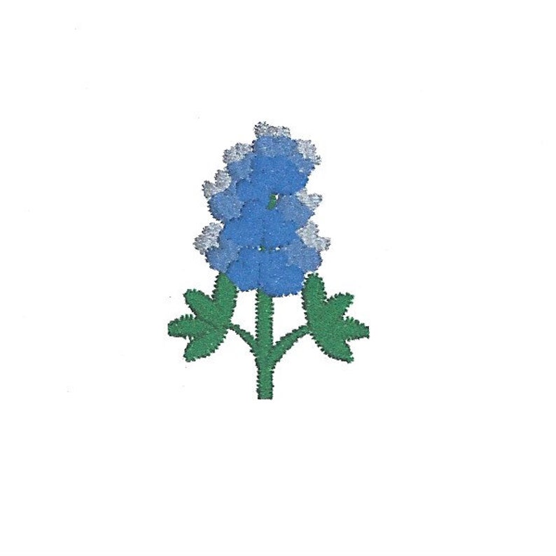 Mini Bluebonnet Embroidery Design - Etsy