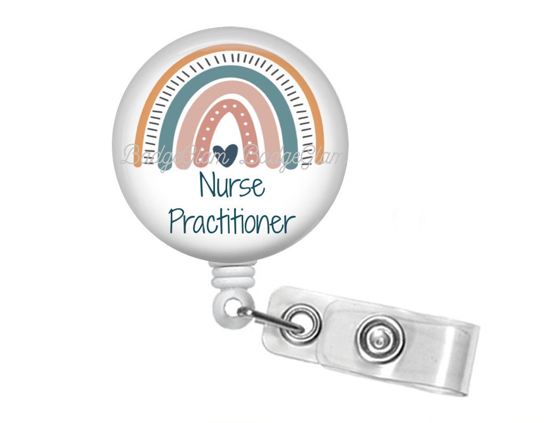 Nurse Practitioner Badge Reel - Nurse Practitioner Badge Holder - Nurse ...