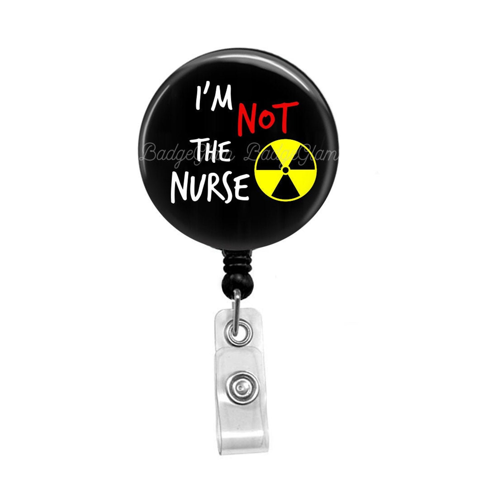 I'm Not the Nurse Radiology Symbol Badge Reel Radology - Etsy