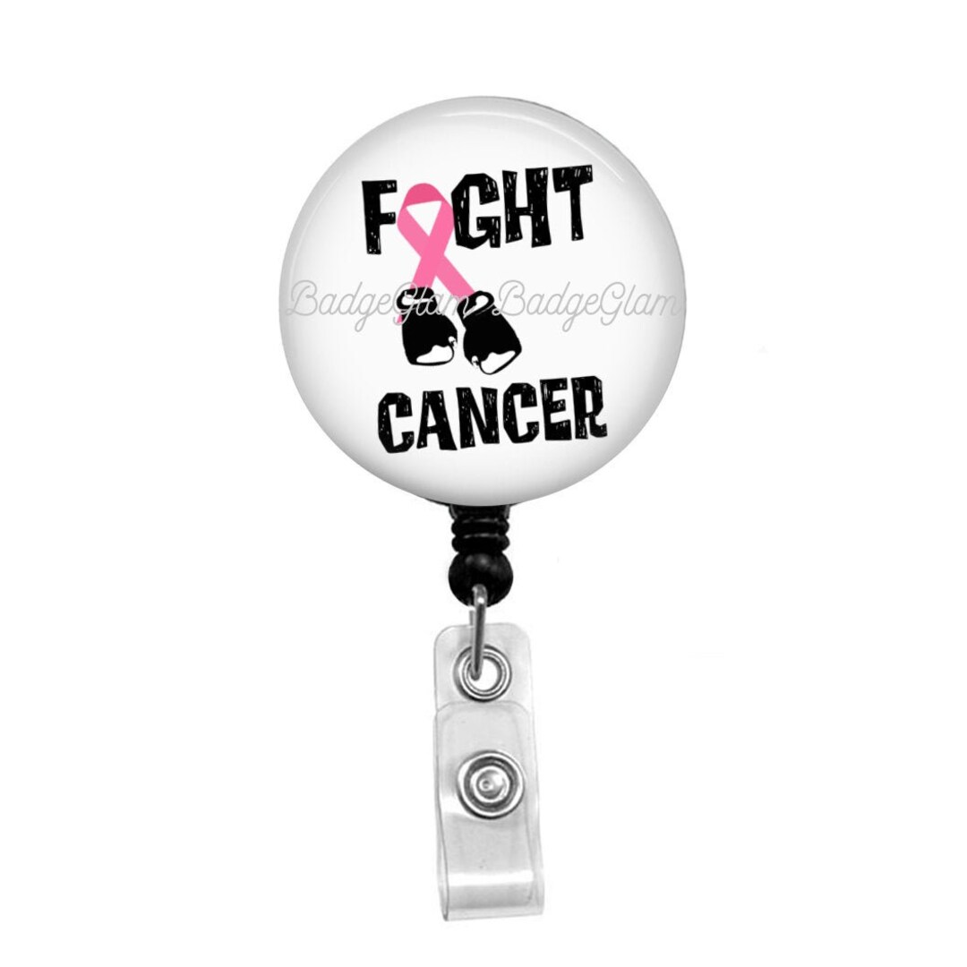 Fight Cancer Badge Reel Awareness Badge Reel Cancer Badge Reel Breast ...