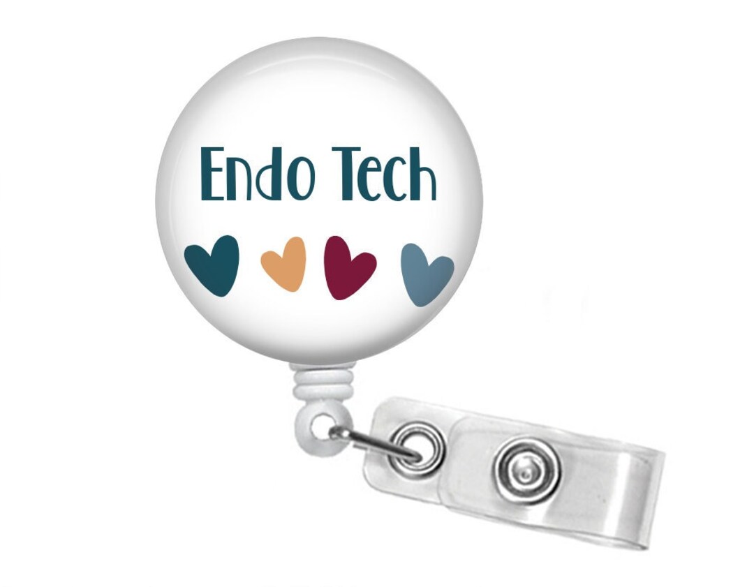 Endoscopy Tech Badge Reel - Endo Tech Badge Holder - Endo Tech - Endo ...