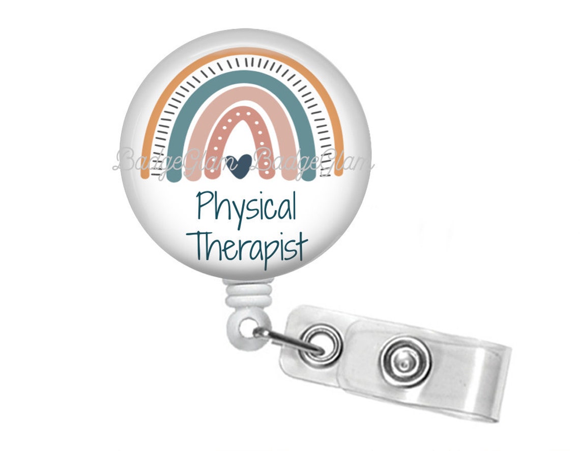 Physical Therapy Badge Reel PT Badge Reel Physical - Etsy UK