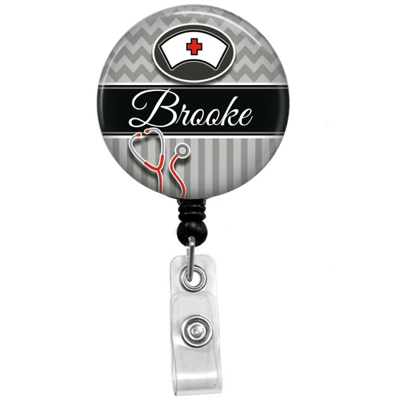 Name Badge Holder Retractable ID Badge Holder Name Tag | Etsy