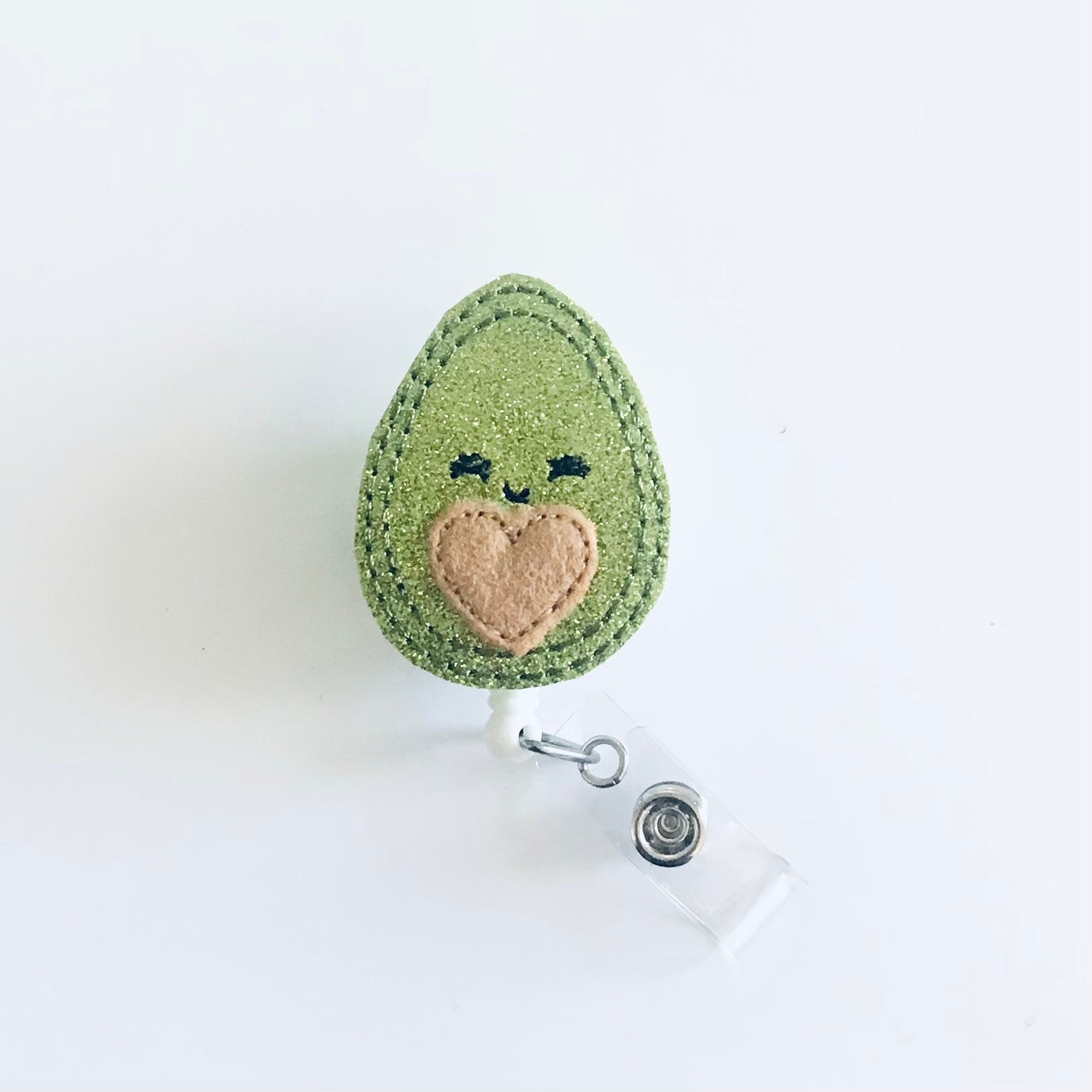 Ava Avocado, Name Badge Holder, Retractable ID Badge Holder, Name Tag ...