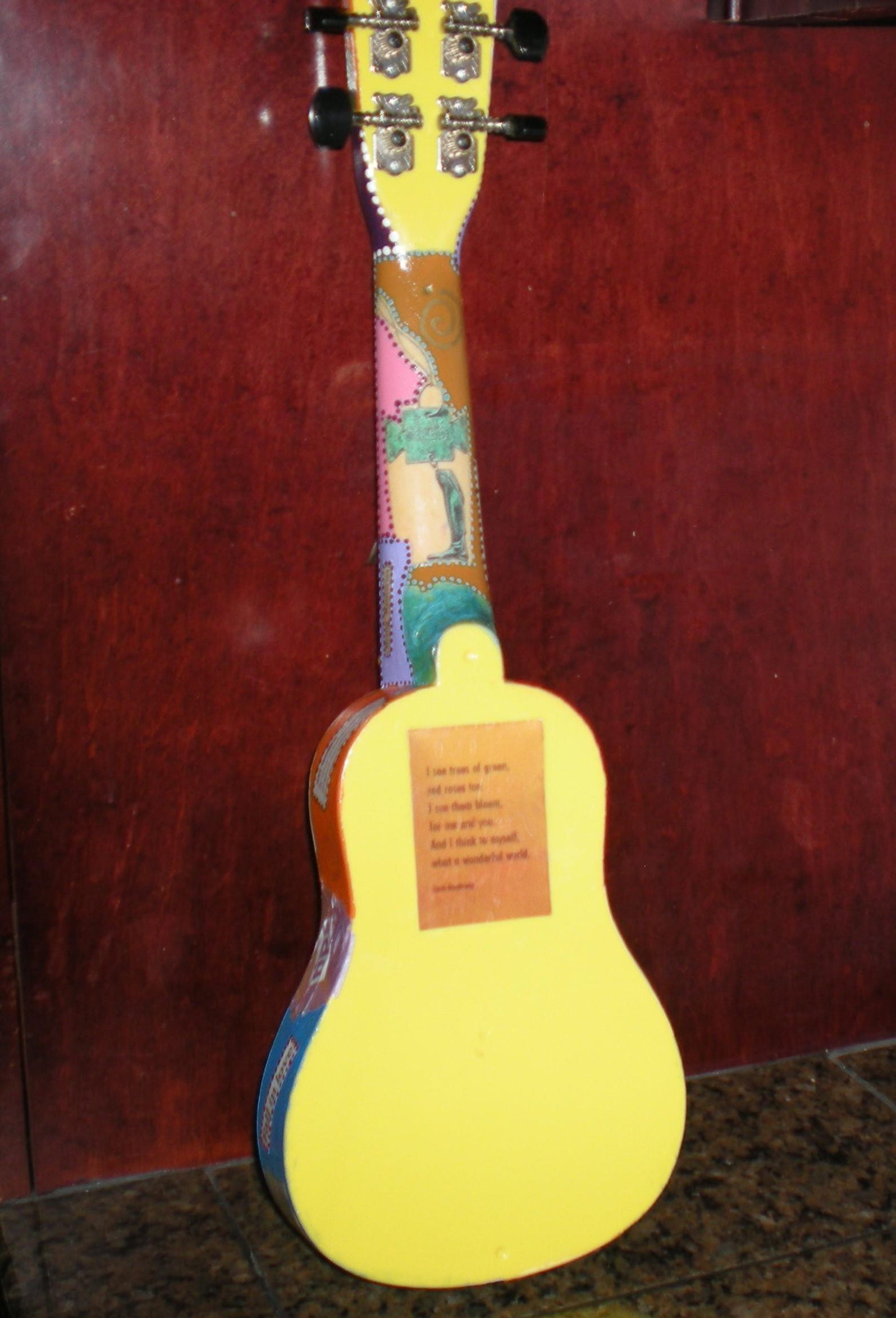 Creative Collage Ukulele - Folk Art - Etsy