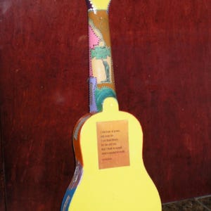 Creative Collage Ukulele - Folk Art - Etsy