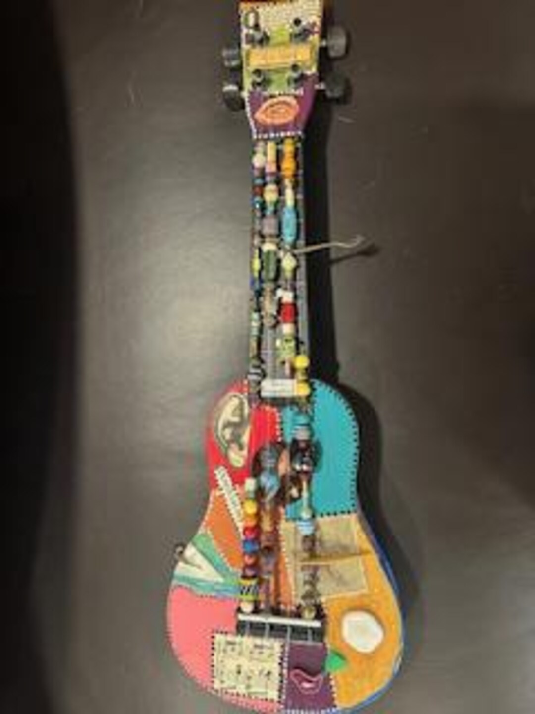 Creative Collage Ukulele - Folk Art - Etsy