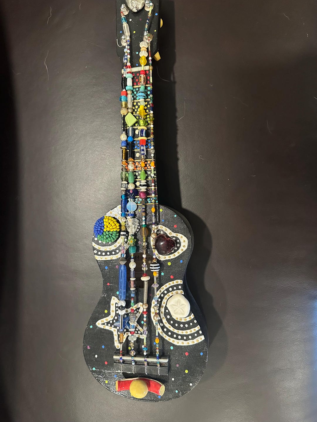 Creative Collage Ukulele Folk Art - Etsy