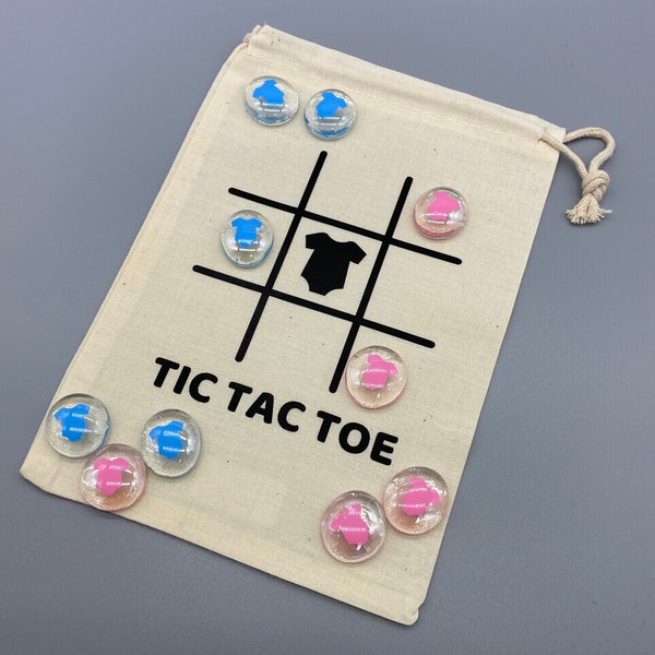 Tic Tac Toe Gender Reveal for Baby - Etsy