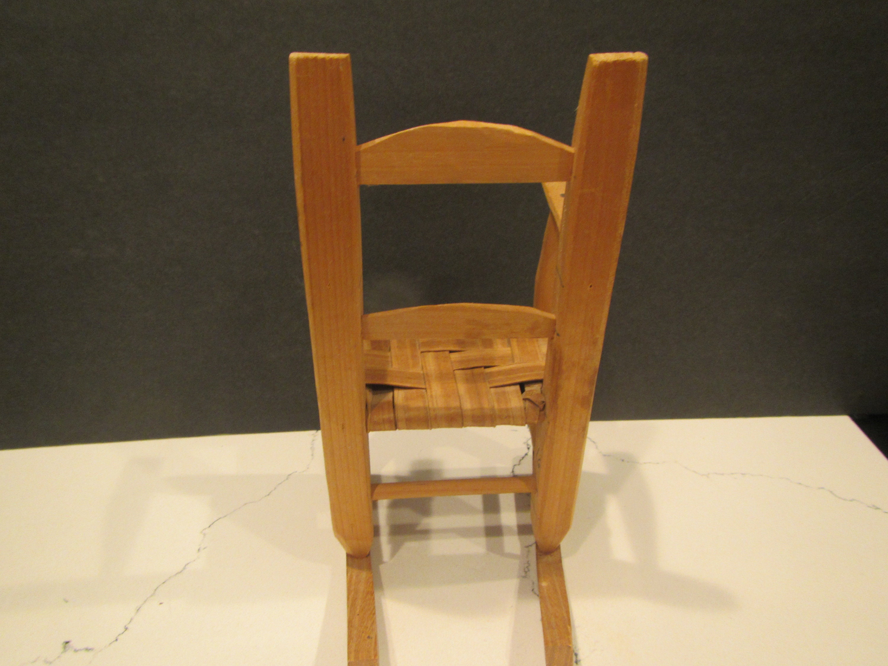 Vintage Hand Made Wood Doll Bear Rocking Chair Folk Art - Etsy UK