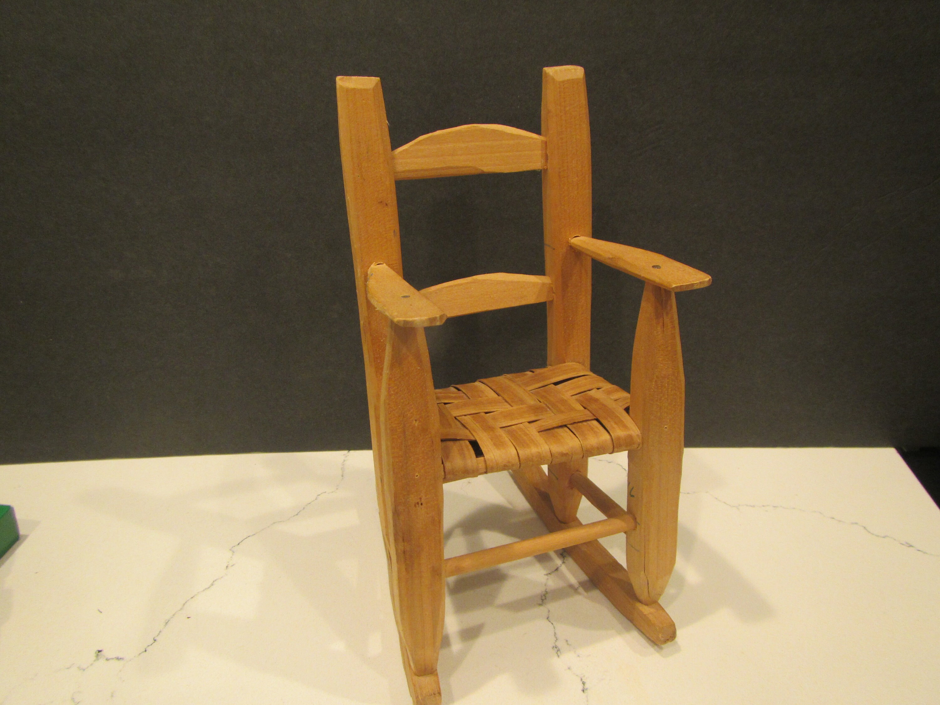 Vintage Hand Made Wood Doll Bear Rocking Chair Folk Art - Etsy UK