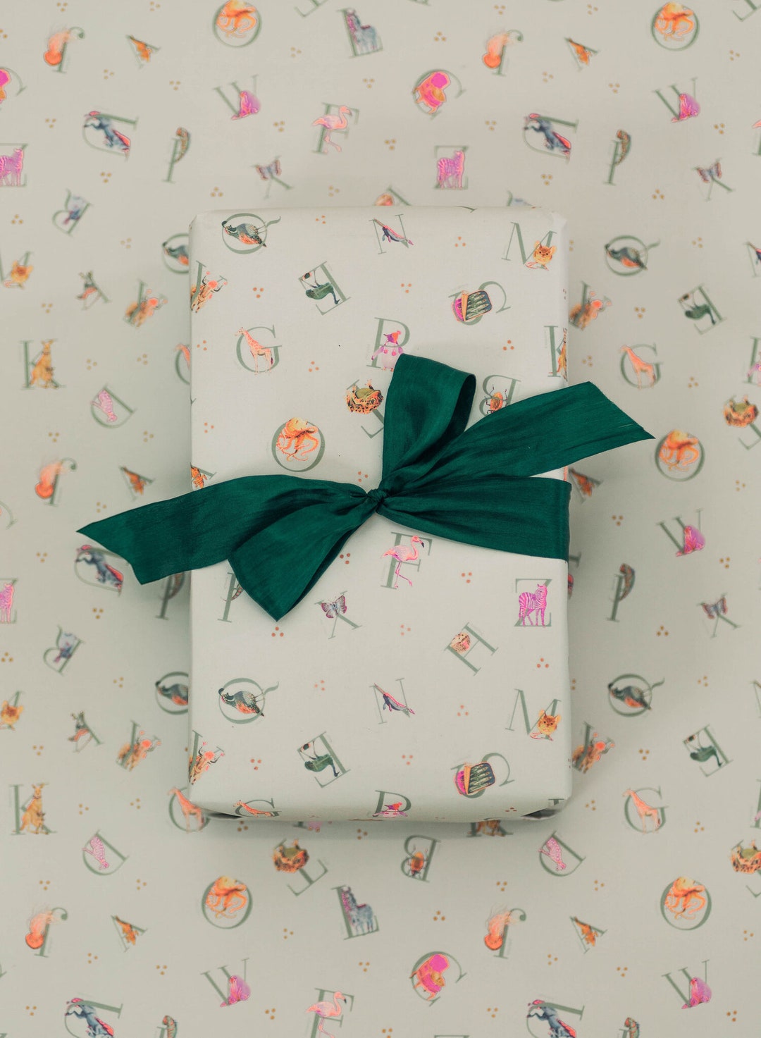 Animal Alphabet | Wrapping Paper - Etsy