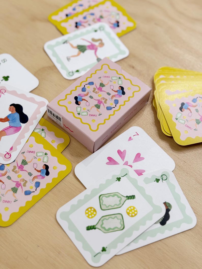 Pickleball Playing Cards - Etsy