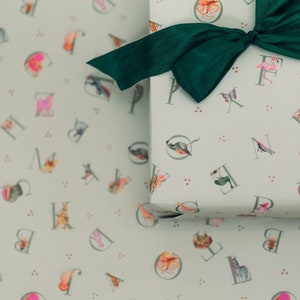Animal Alphabet | Wrapping Paper - Etsy