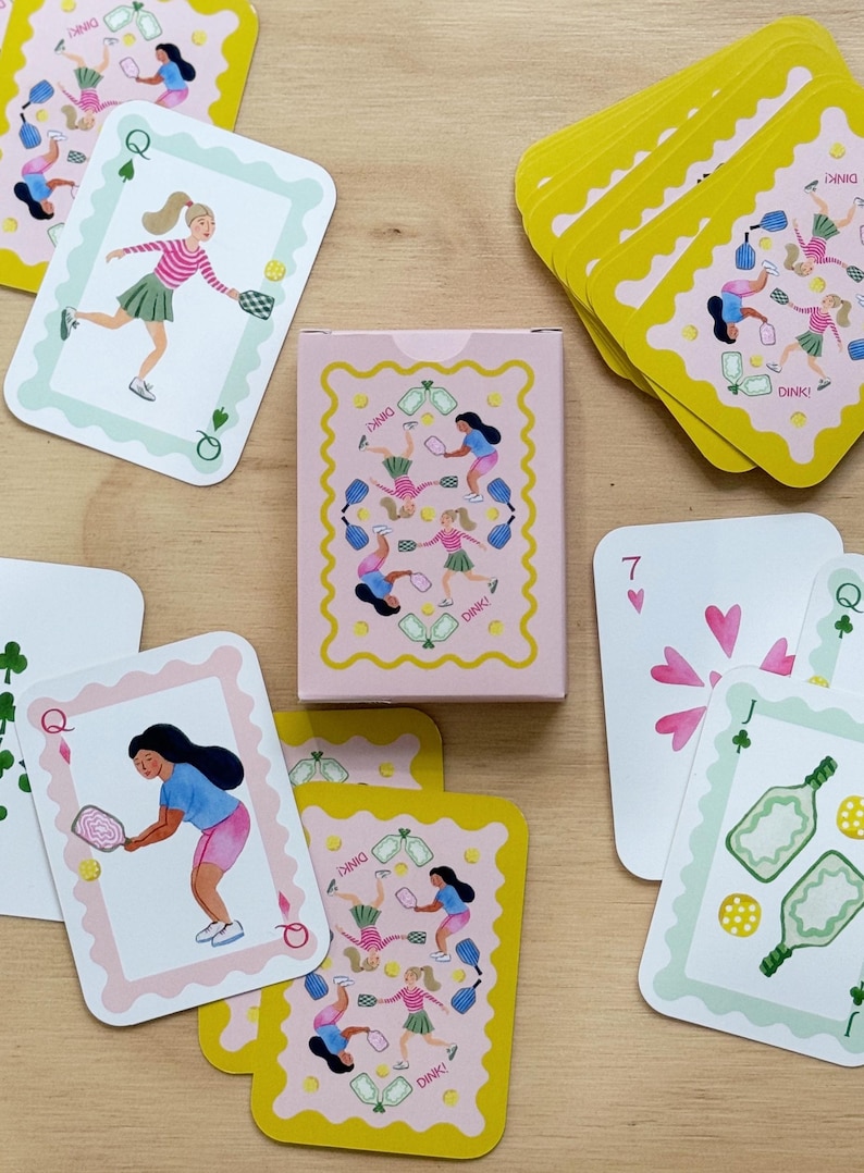 Pickleball Playing Cards - Etsy