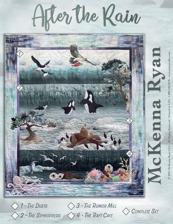 After the Rain, Traditional Kit, Mckenna Ryan, Hoffman, Applique ...