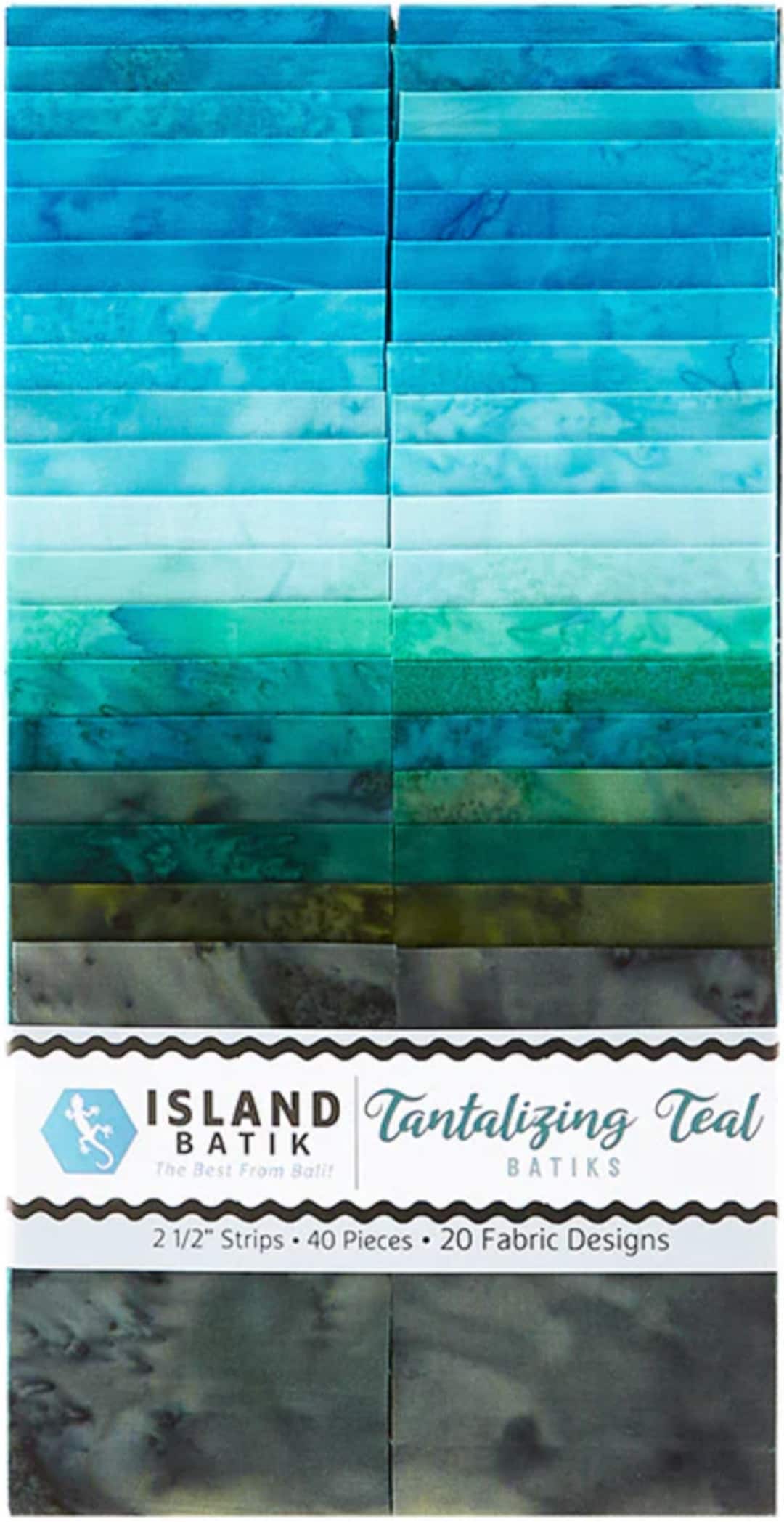 Tantalizing Teal Batiks Island Strips Island Batik Fabrics - Etsy