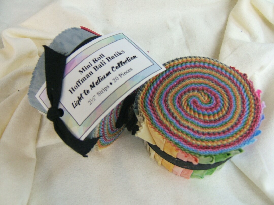 Hoffman of California, Batik Mini Roll, Bali Batiks Rolls, Bali Batiks ...