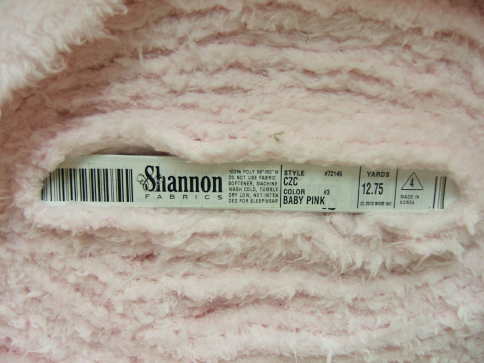 By the Yard Cuddle by Shannon Fabrics Soft Pink Cuddle - Etsy