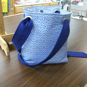 Fabric Purse, Light Blue Purse, Shoulder Bag, Purse - Etsy