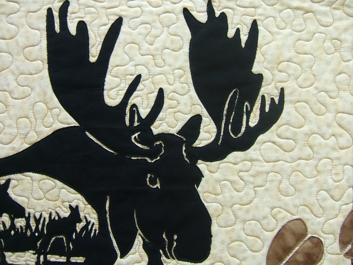 Quilted Wall Hanging Moose Wall Hanging Outdoor Wall - Etsy