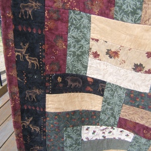 Flannel Lap or Bed Quilt, Frayed Raw Edge Quilt, Soft, Warm & Cuddly ...