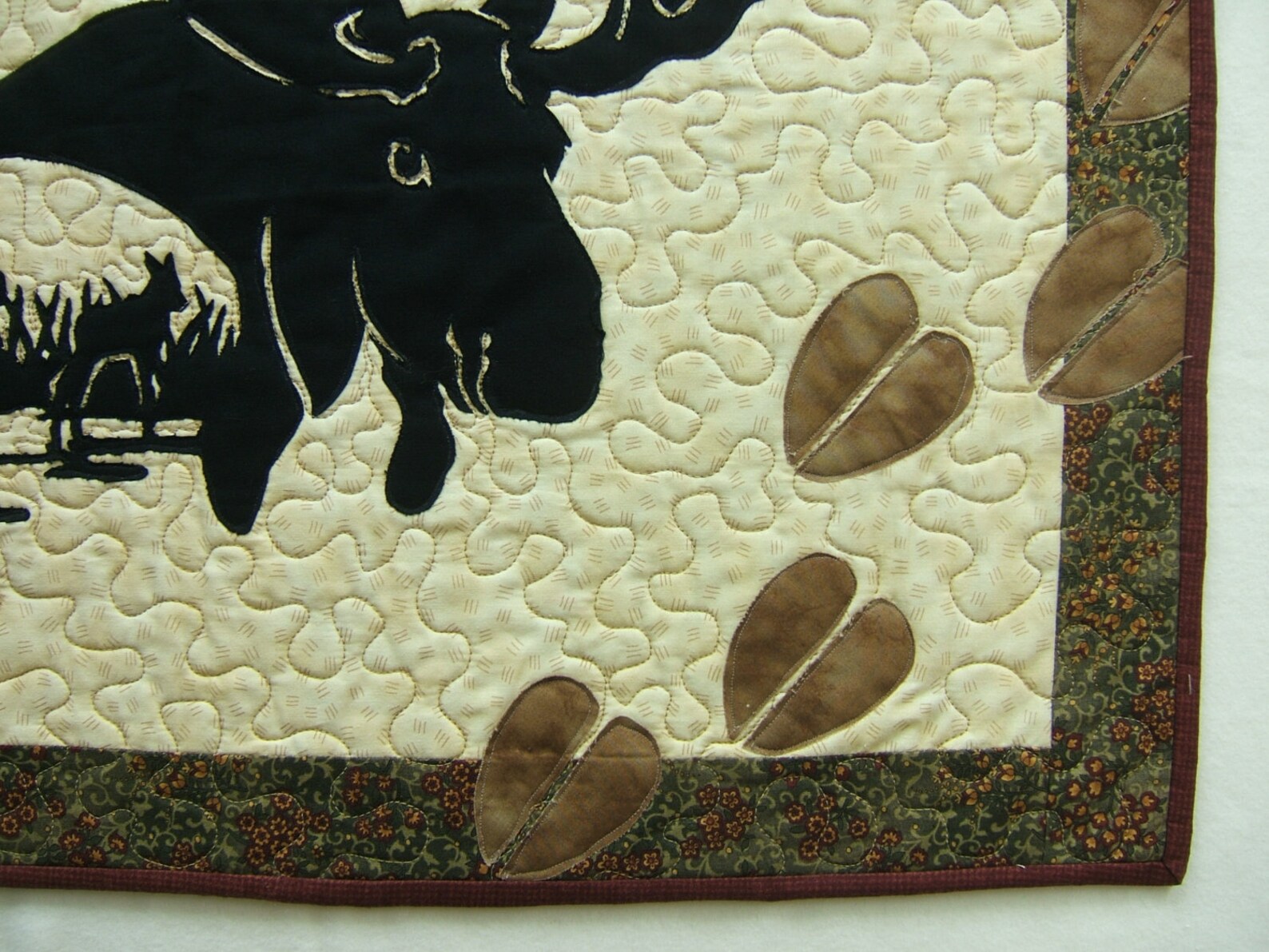 Quilted Wall Hanging Moose Wall Hanging Outdoor Wall | Etsy